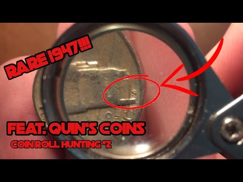 Coin Roll hunting with Ryan from Quin's Coins! Great finds! (Coin roll ...