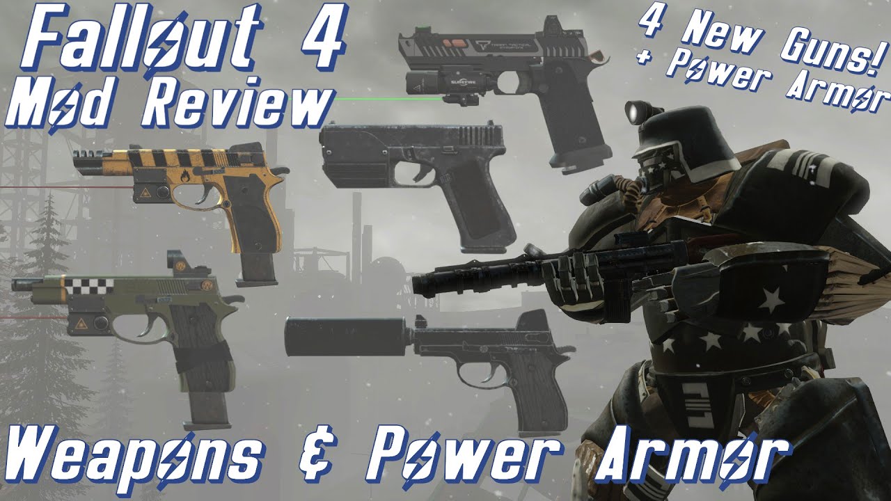 Fallout 4: GREAT NEW Weapon Mods and Power Armor 2024 - YouTube