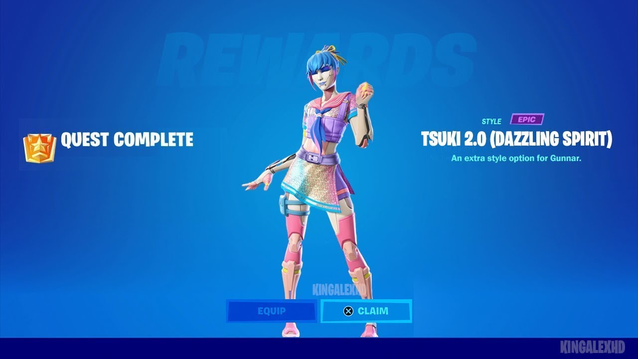 Skin Tsuki 2.0 Recompensa Adicional Pase de Batalla Temporada 2 ...