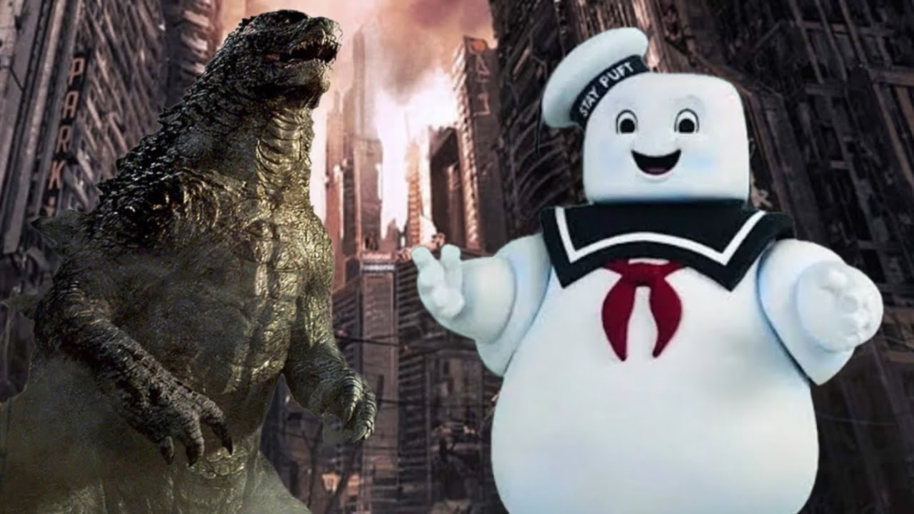 Legendary Godzilla vs. Stay Puft Marshmallow Man - YouTube