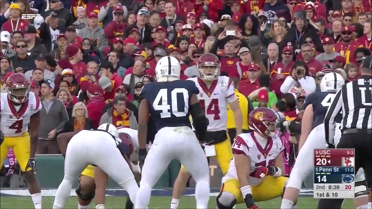 USC Offense vs Penn State (2017 Rose Bowl) - YouTube