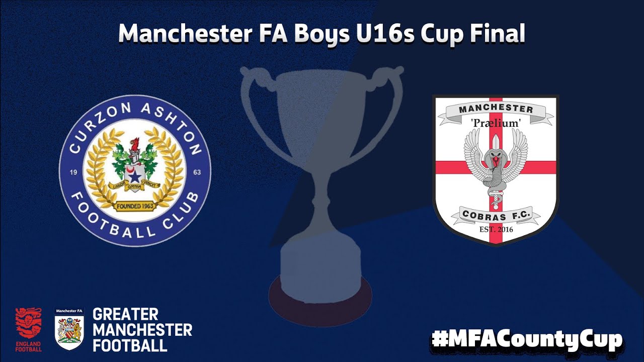 The Manchester FA U16 Boys Youth Cup - Curzon Ashton V Manchester ...