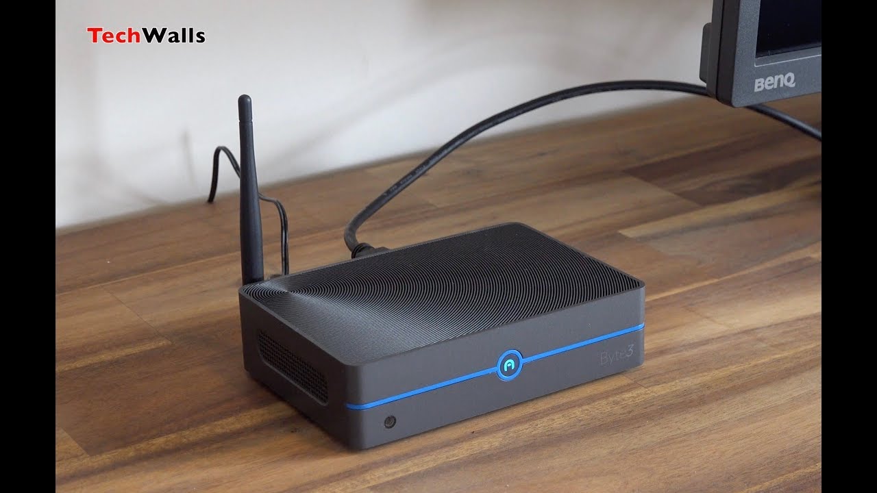 Azulle Byte3 Mini Desktop PC Setup - YouTube