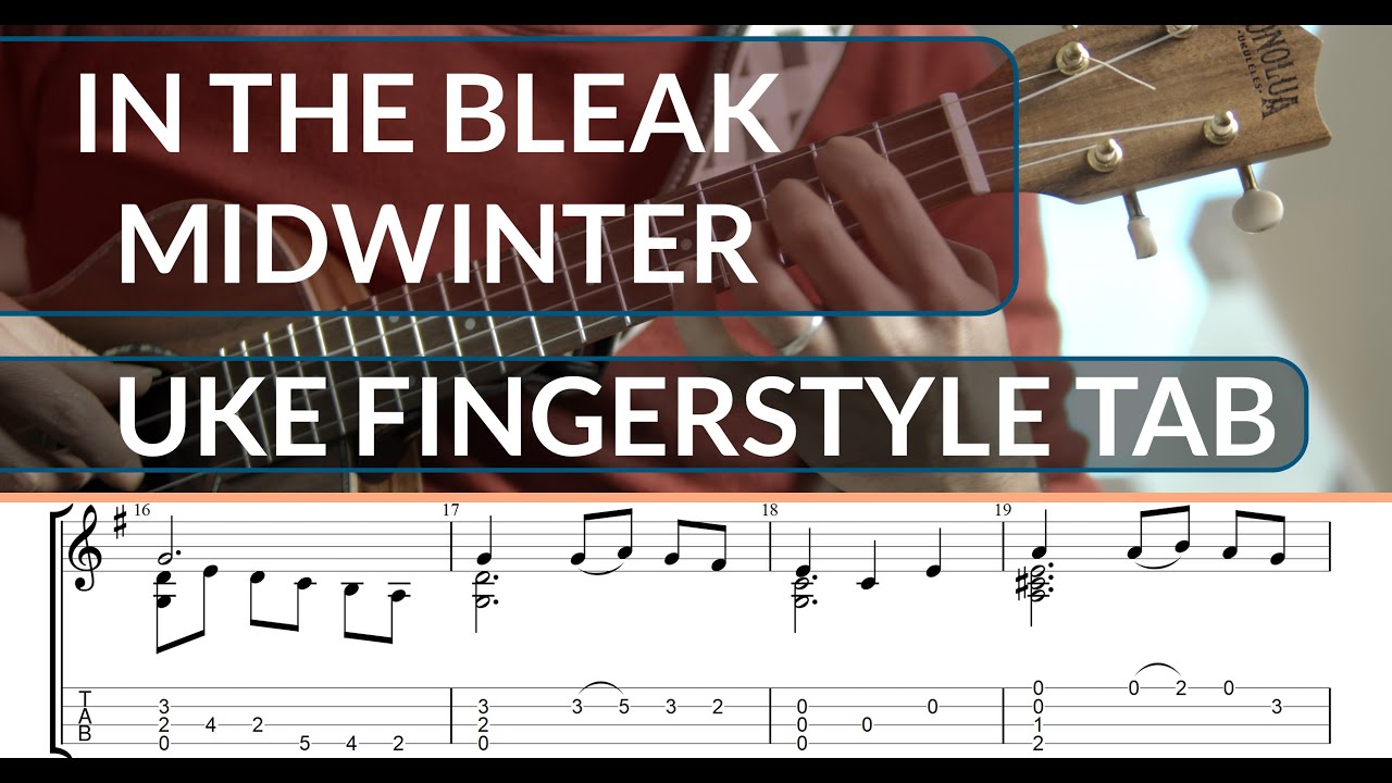 In the Bleak Midwinter - Gustav Holst | Holiday Traditional | Ukulele ...