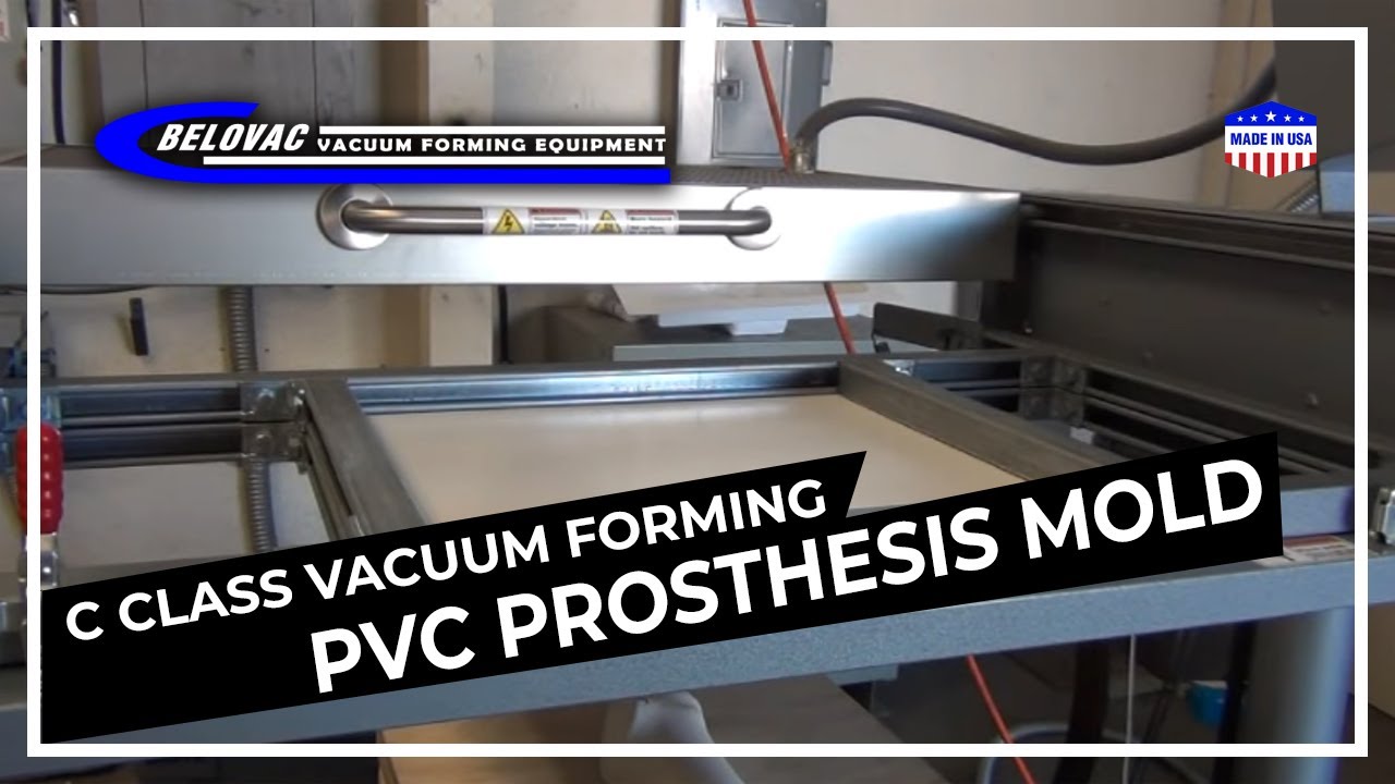 C CLass Vacuum forming PVC prosthesis mold - YouTube