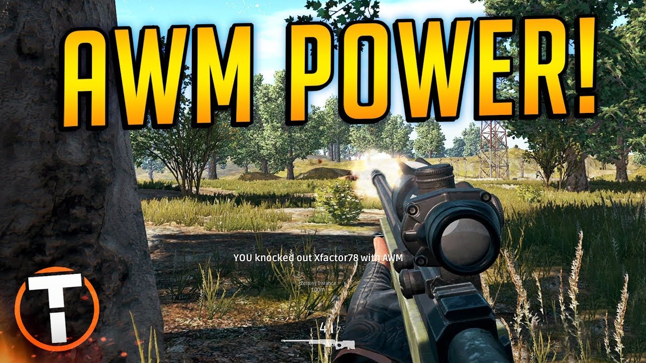 THE POWER OF THE AWM! - PLAYERUNKNOWN'S BATTLEGROUNDS w/ Aculite - YouTube