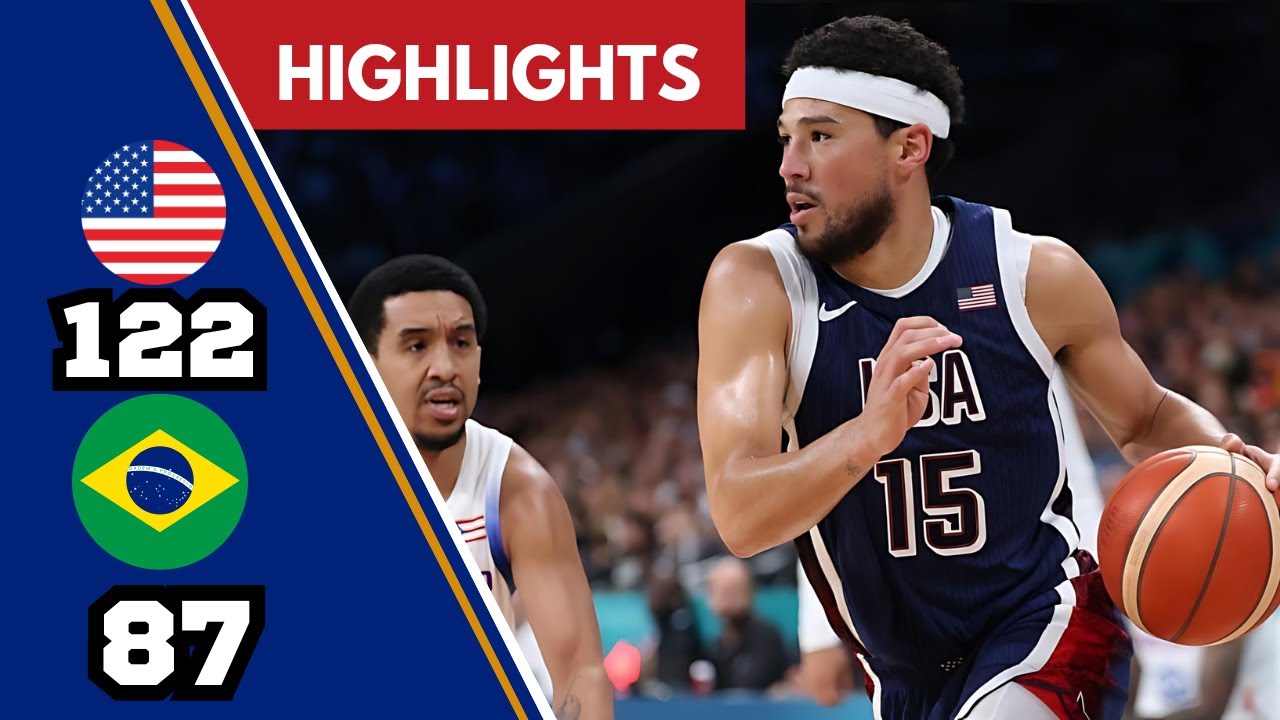 Team USA Dominates Brazil in Olympic Basketball Matchup - Recap and ...