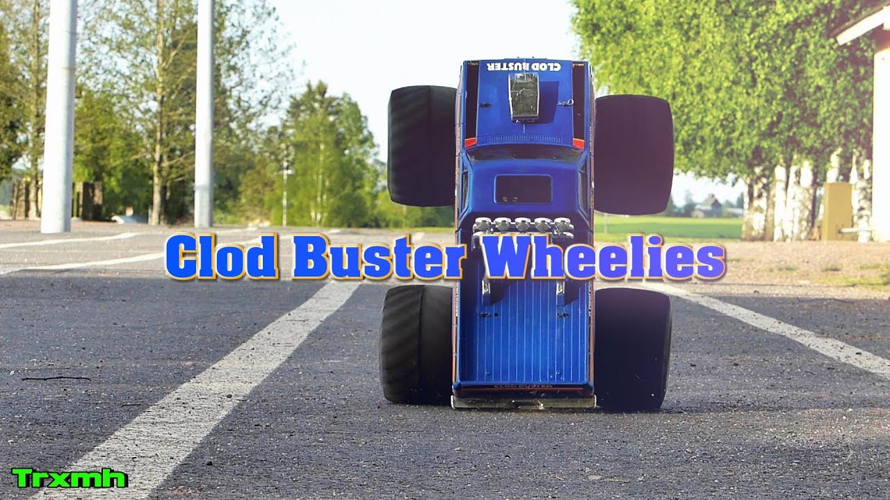 Clod Buster Monster Truck Wheelies - YouTube