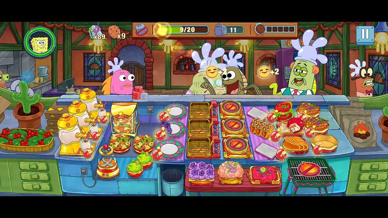 SpongeBob: Krusty Cook-Off - Thumb Buddy's Taco (Level 57/120) - YouTube