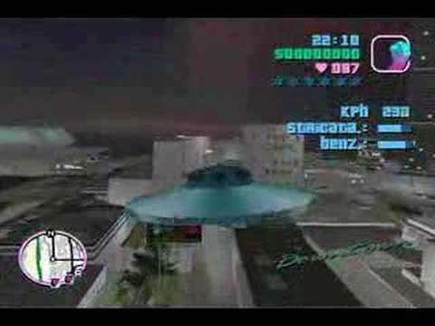 UFO in Vice City - YouTube