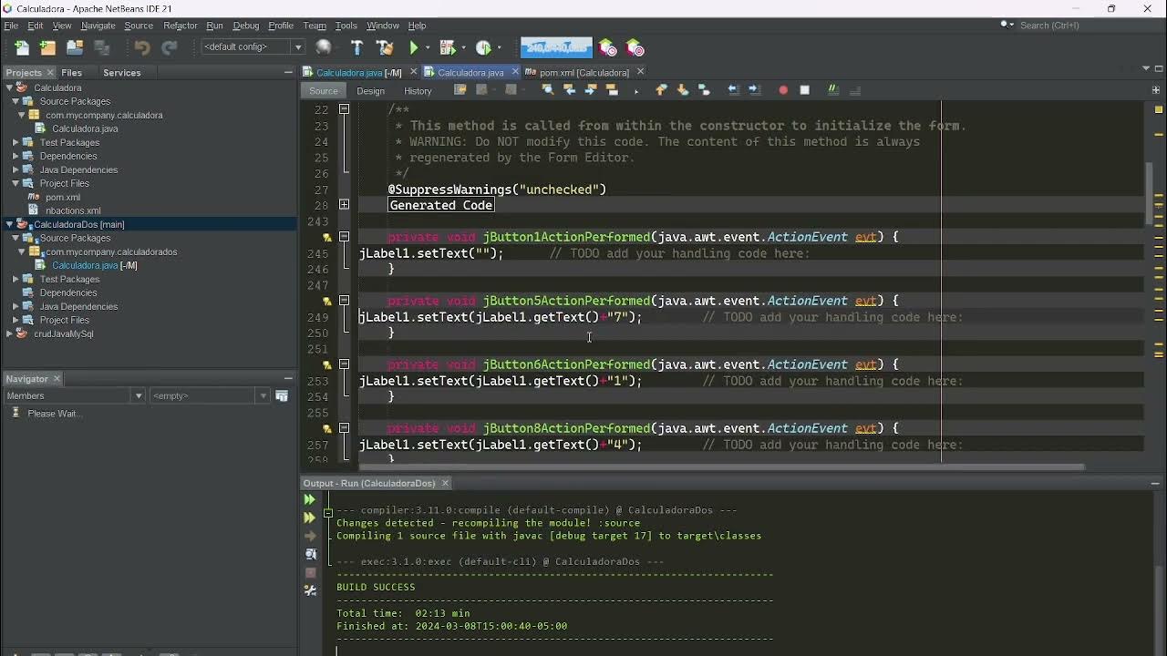 Explicación calculadora básica en Java - YouTube