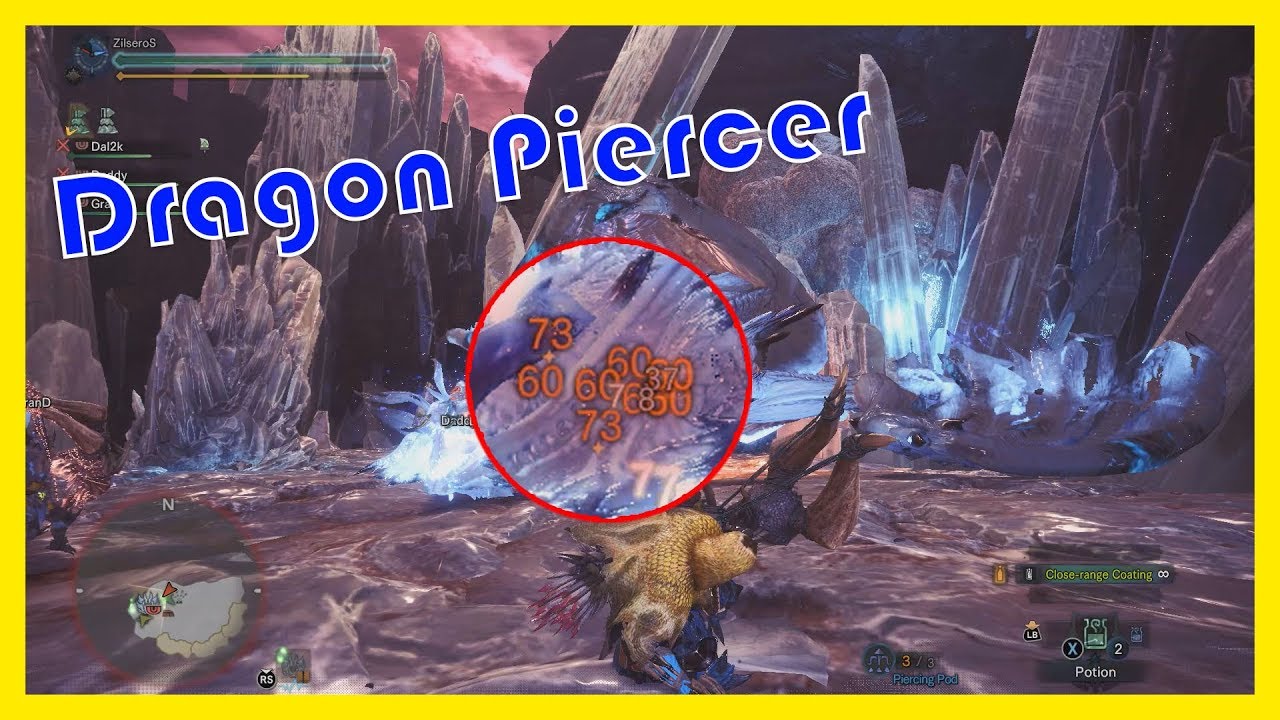ทดสอบ Bow : Dragon Piercer (Monster Hunter World) - YouTube