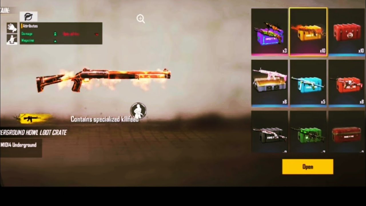 Opening 100+ legendary gun creates on garena free fire || mr gamer ...
