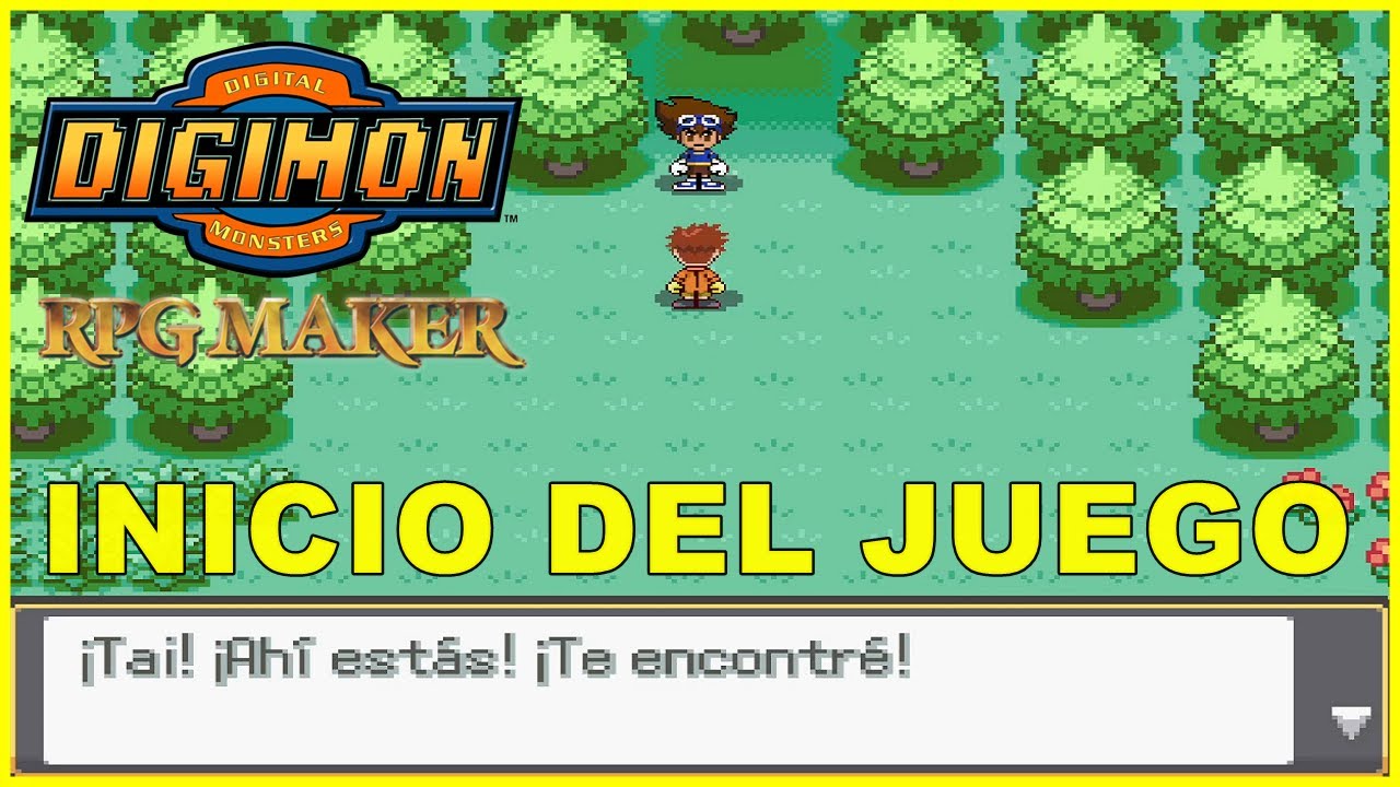 DIGIMON RPGMAKER XP - INICIO DEL JUEGO - YouTube