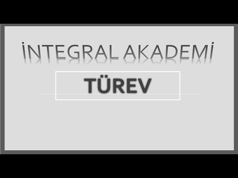Türev | Altın Sorular | İntegral Akademi | Türev Tanımı - 1