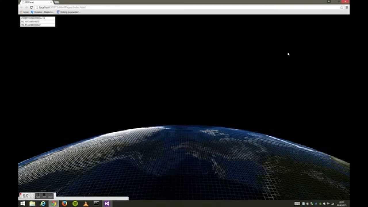 3D WebGL Lod planet - YouTube