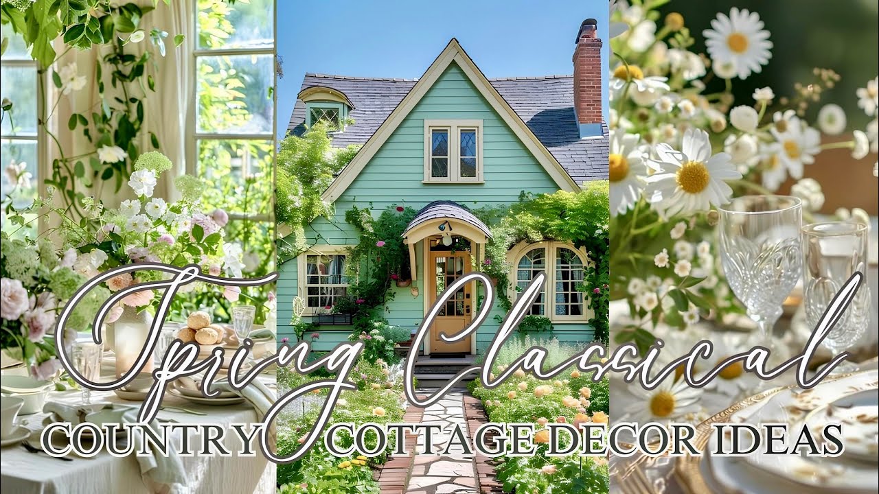 NEW - 100+ Spring Classical Country Cottage Decor Ideas | Turn Your ...