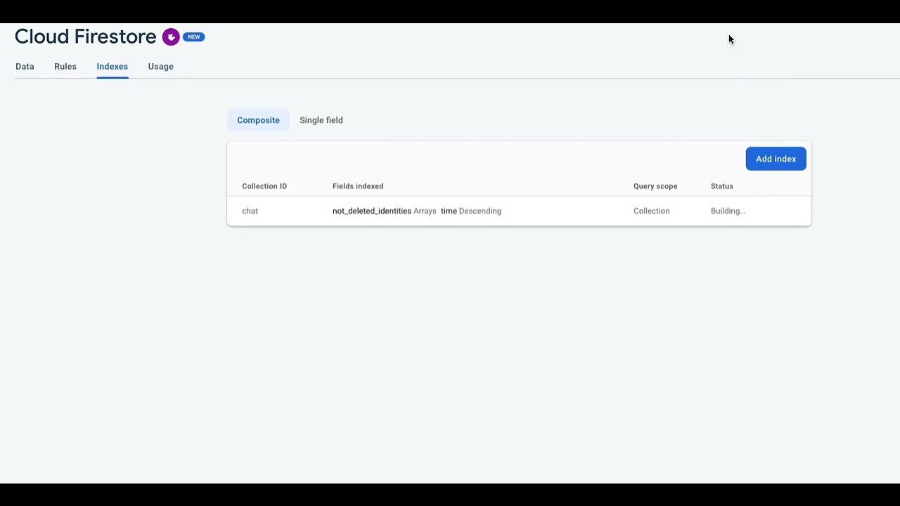 How To Set Firestore Indexes In Firebase Console Youtube