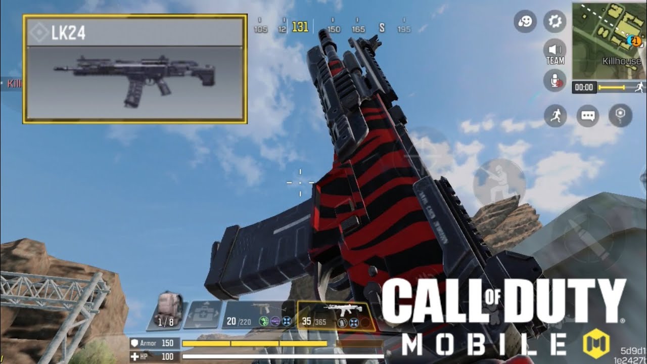 Call of duty mobile *Lk24* used in br mode gameplay 2023 - YouTube