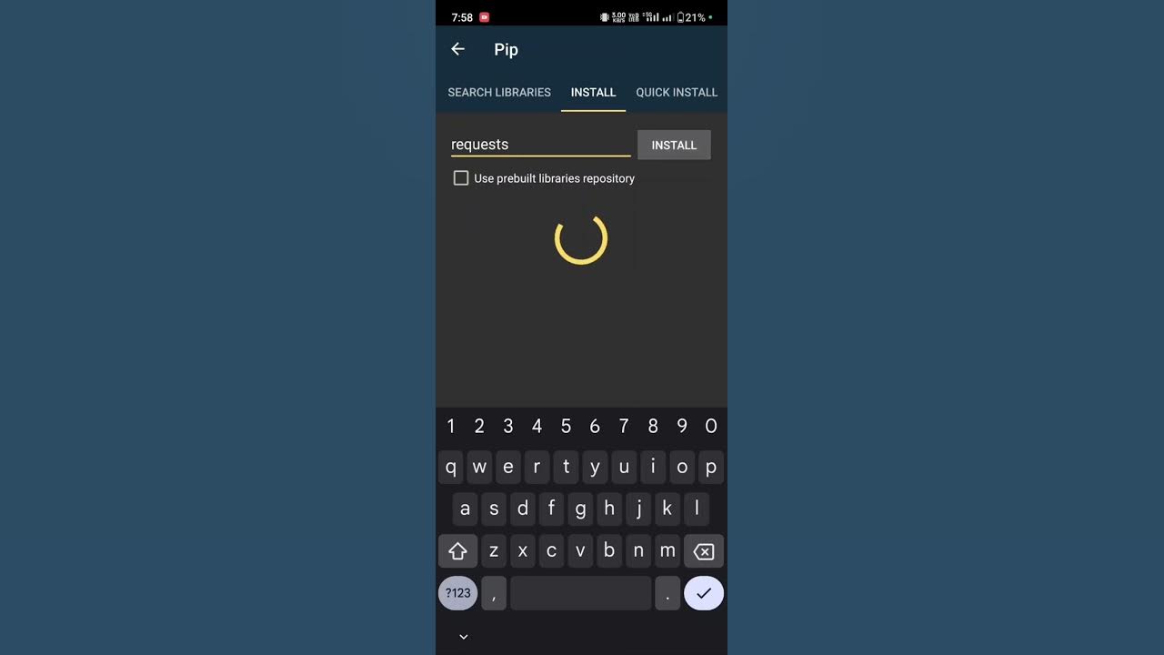 Pydroid 3 Use Youtube