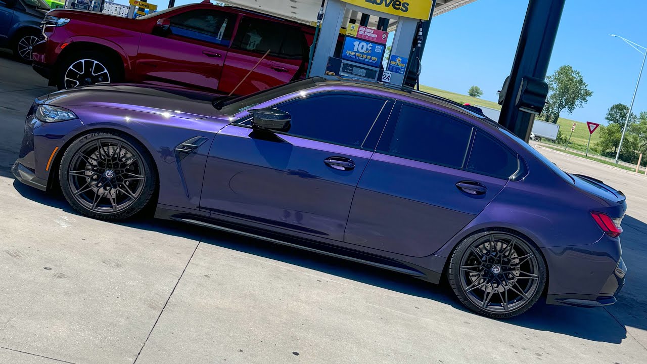 Driving my Slammed G80 M3 with Carbon Buckets 2,000 miles across the ...