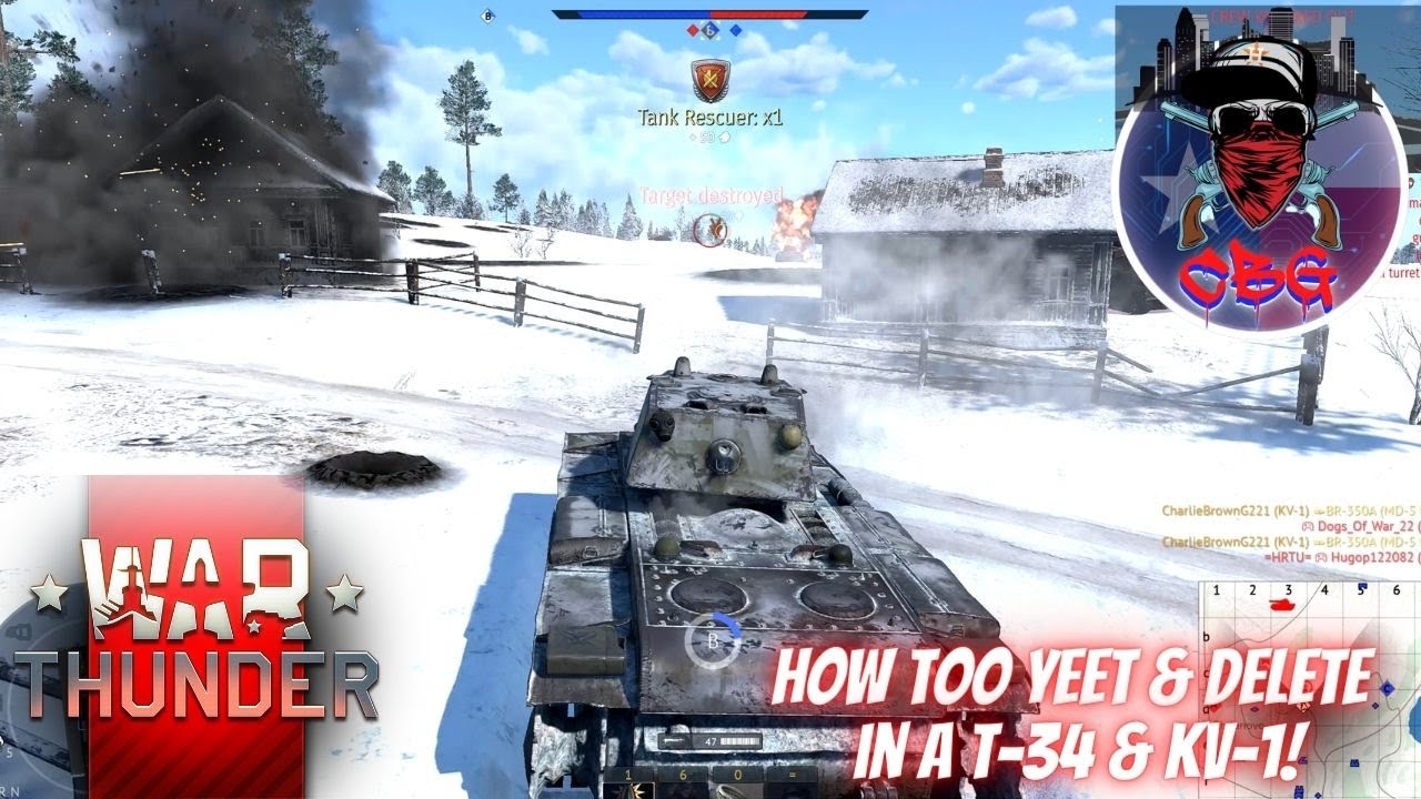 War Thunder - How too Yeet & Delete in a T-34 & Kv-1! - YouTube