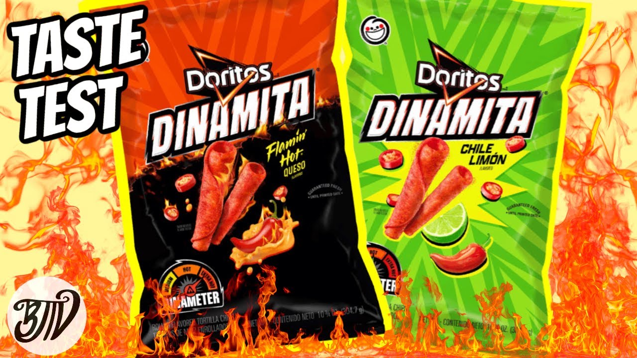 Trying MORE Flavors of Dinamita by Doritos - YouTube