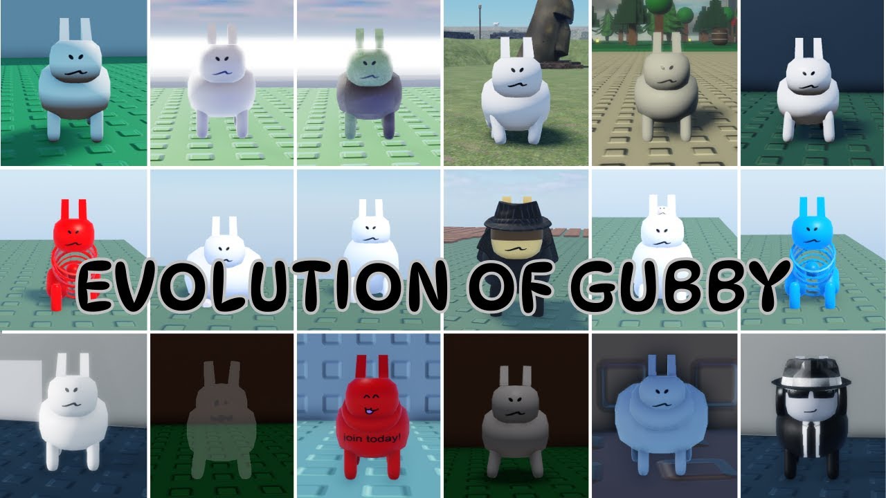 Evolution of GUBBY in Different GUBBY Roblox Games - YouTube