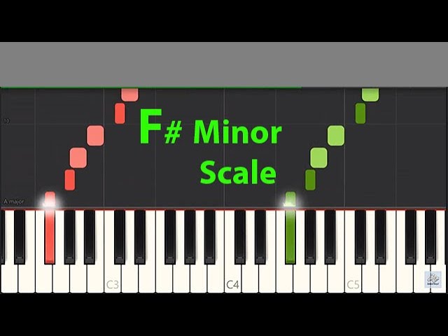 F Sharp Minor Piano Scale