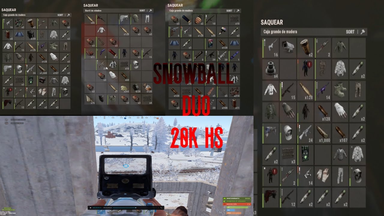 how the best 20,000 hour duo snowballs + 3 Raid Defense - YouTube