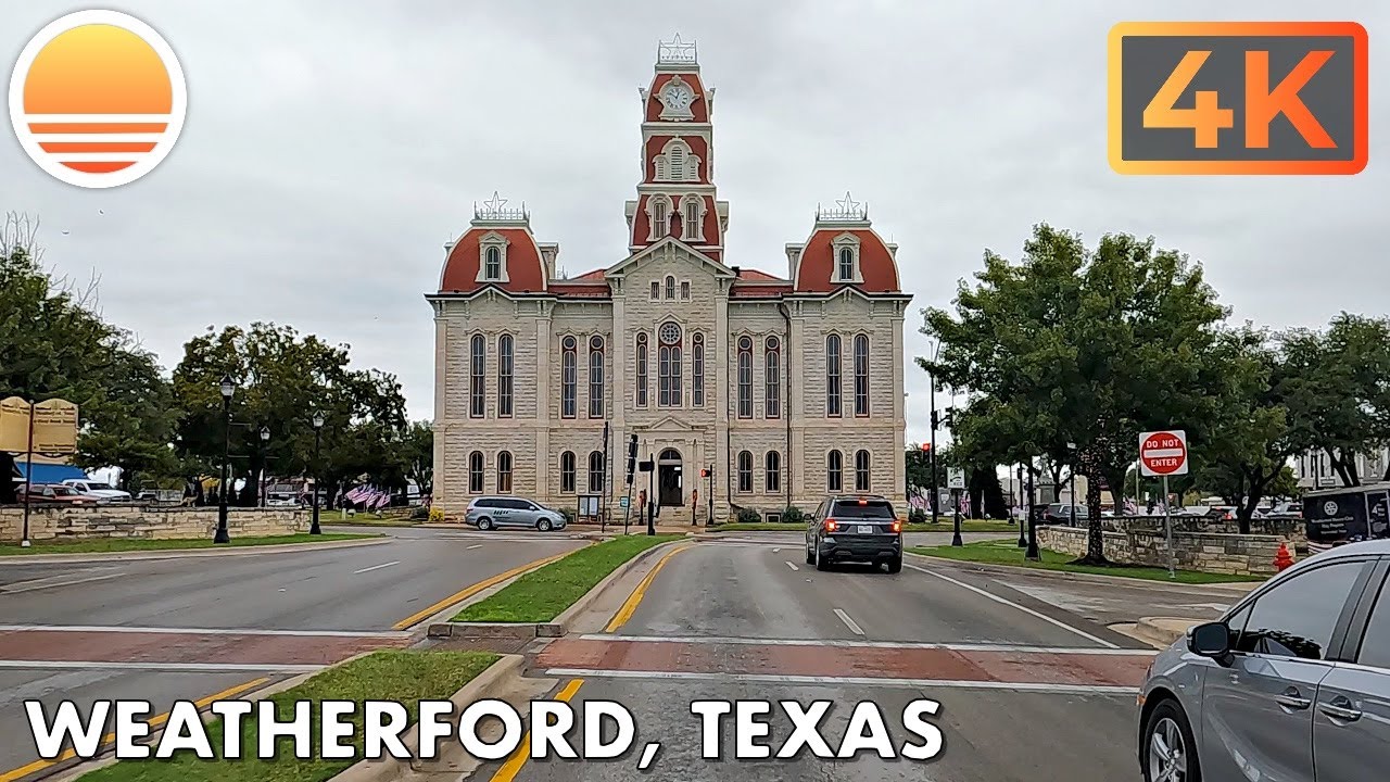 Weatherford, Texas! Drive with me through a Texas town! - YouTube