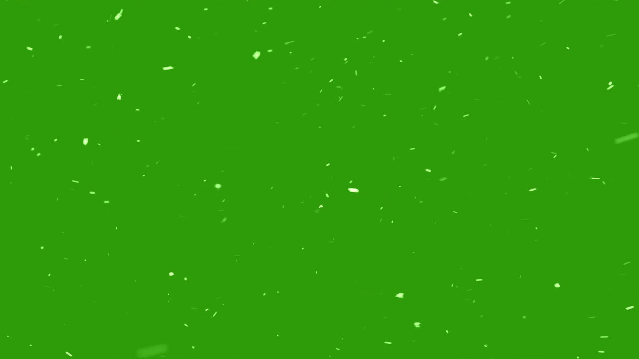 Green Screen Weightless Snow Particles Effects Free - YouTube