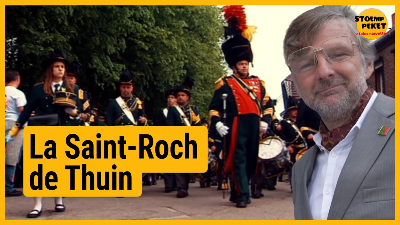 Freddy Tougaux et la marche Saint-Roch à Thuin | Stoemp Pèkèt - YouTube
