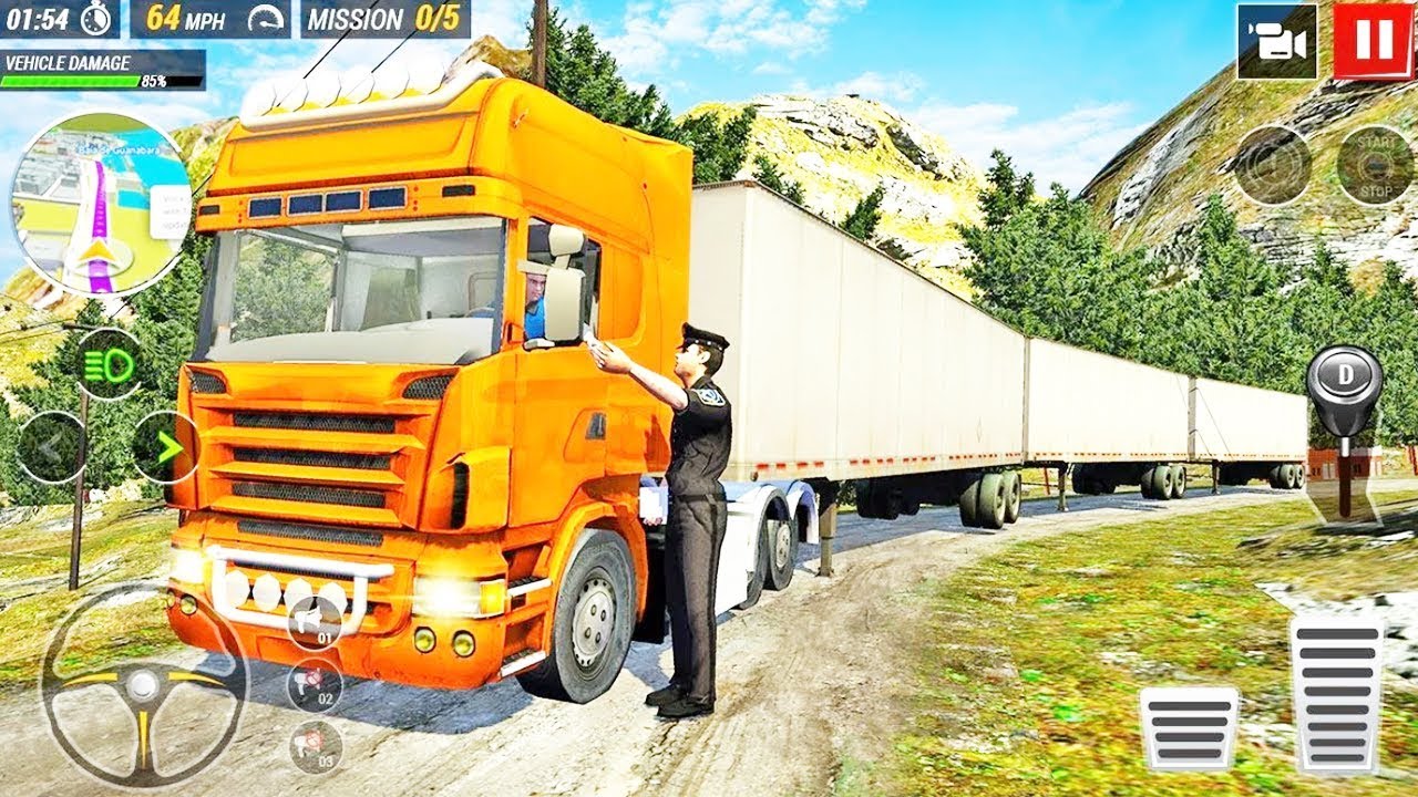 Offroad Truck Driving Simulator: Cargo Truck Offroad 2020 - Android ...