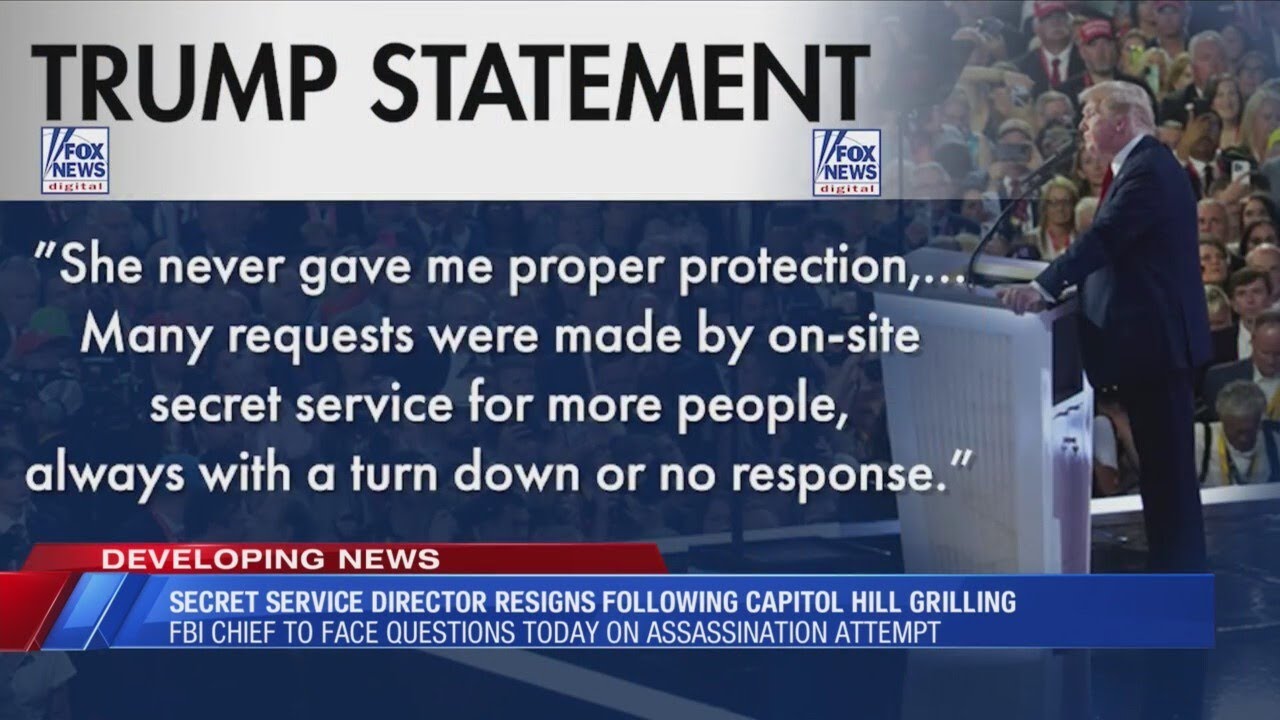 Secret Service Director resigns after Capitol hill grilling - YouTube
