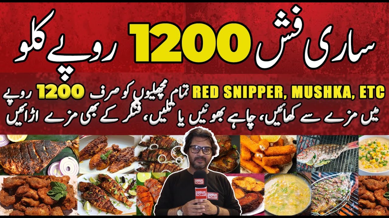 Sari Fish 1200 rupee kilo ( RED SNIPPER , MUSHKA etc) tamam machiliyo ...