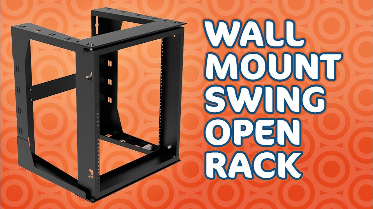 Wall Mount Swing Open Rack - YouTube