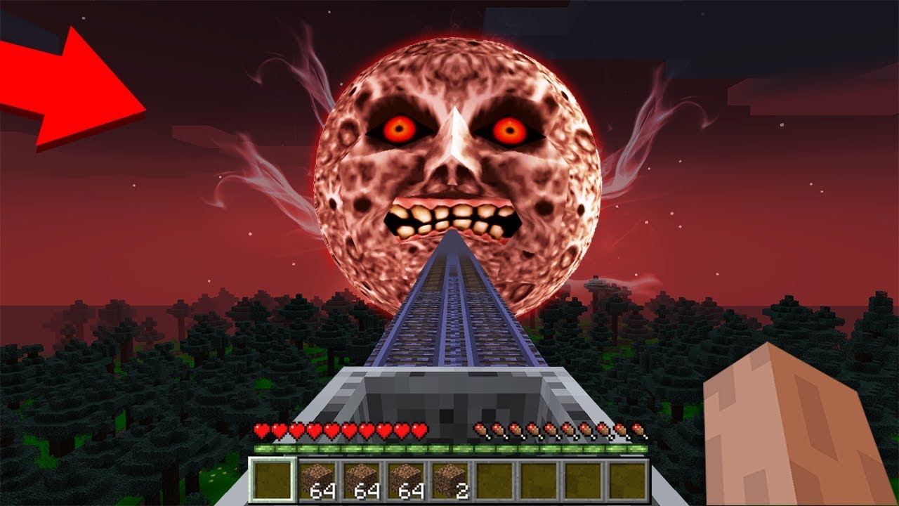 HOW to GET into THE SCARY MOON? in Minecraft : NOOB vs PRO - YouTube
