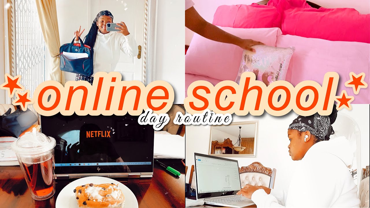 ONLINE SCHOOL MORNING ROUTINE *REALISTIC* || SOUTH AFRICAN YOUTUBER ...