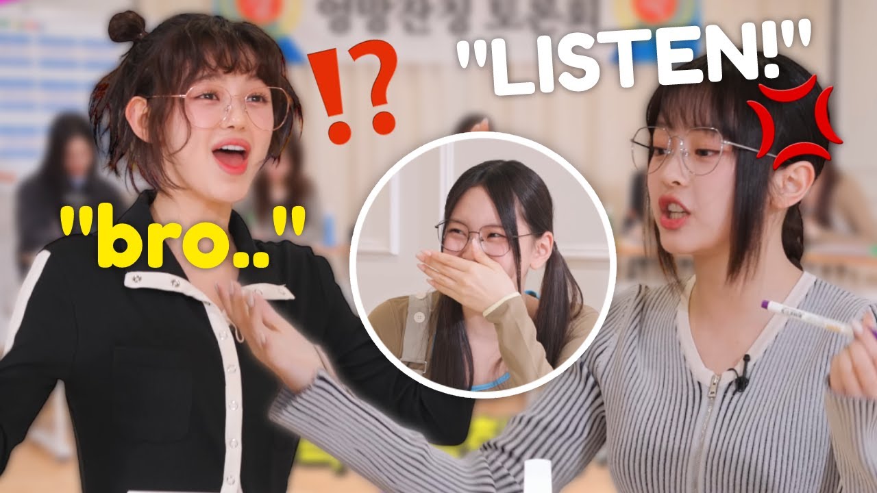 danielle and hanni ARGUING in english! - YouTube