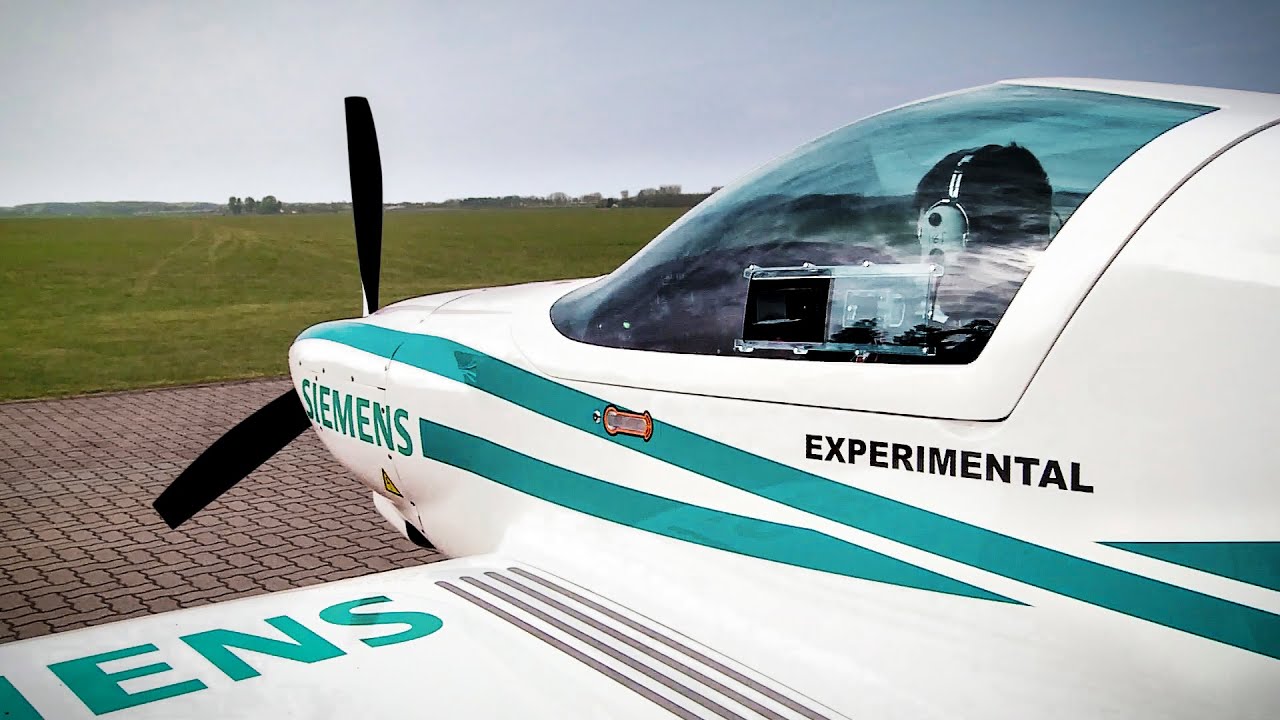 E-plane "eFusion" takes off with Siemens drive system - YouTube