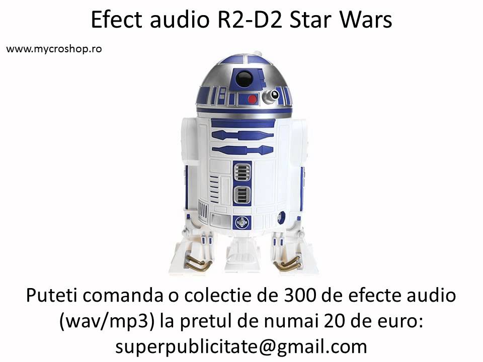 R2D2 Star Wars sound effect - YouTube