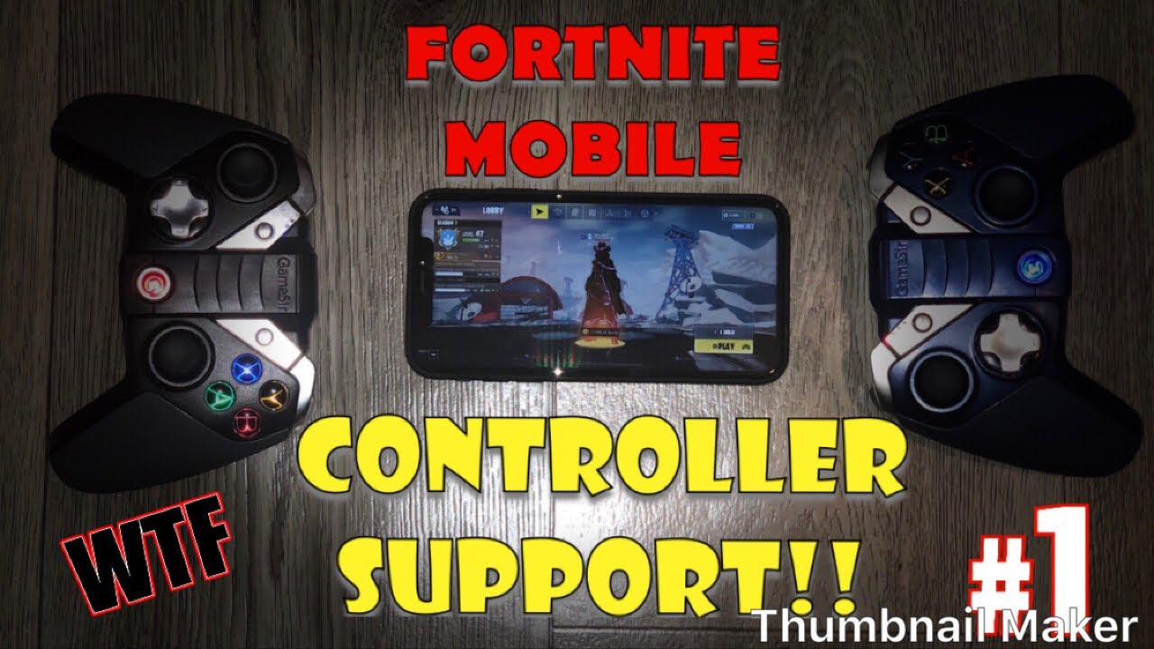 How to play Fortnite MOBILE with CONTROLLER - iPhone XR GAMEPLAY ...