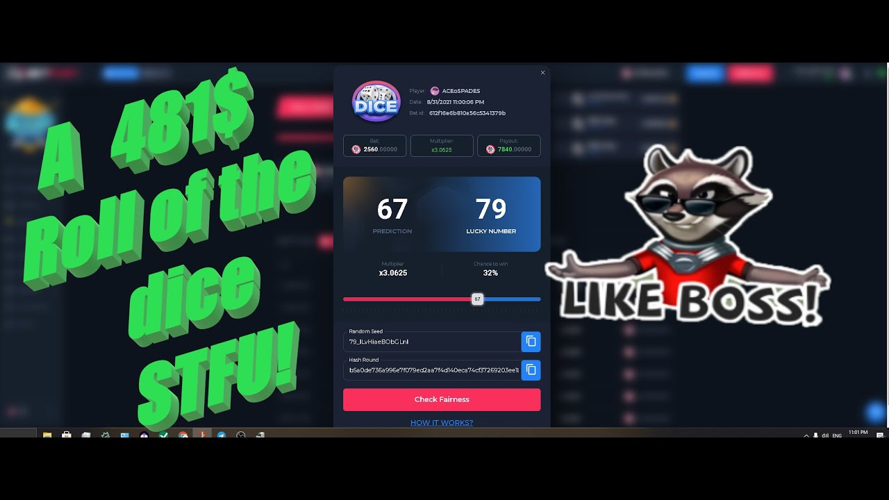 Betfury Massive roll using BFG token check it out! - YouTube