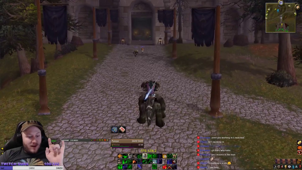 Classic WoW: 52+ Warrior leveling - AV + quests - YouTube