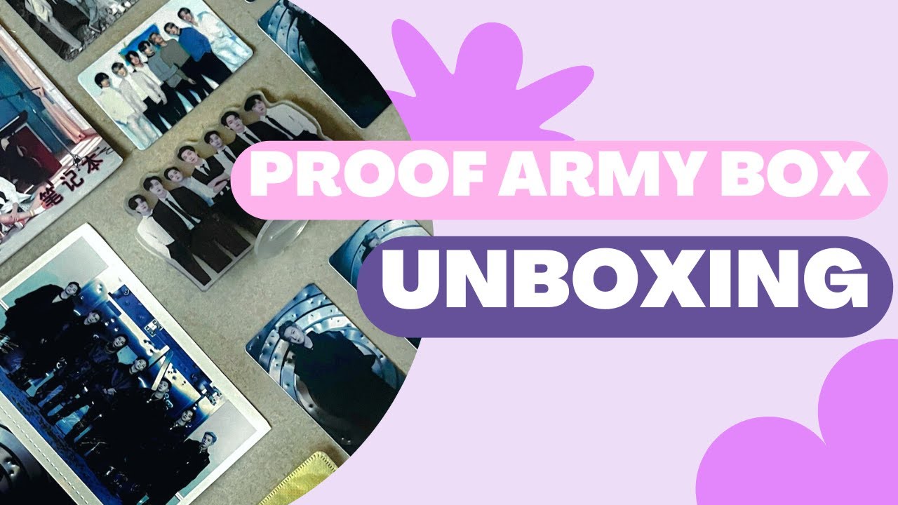 🤍🖤BTS PROOF ARMY BOX UNBOXING🤍🖤 - YouTube