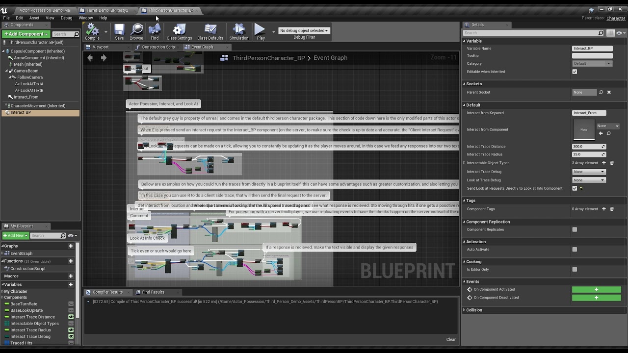 Auto Aim Turret Tutorial Part2 (Updated Interact & Possession) - YouTube
