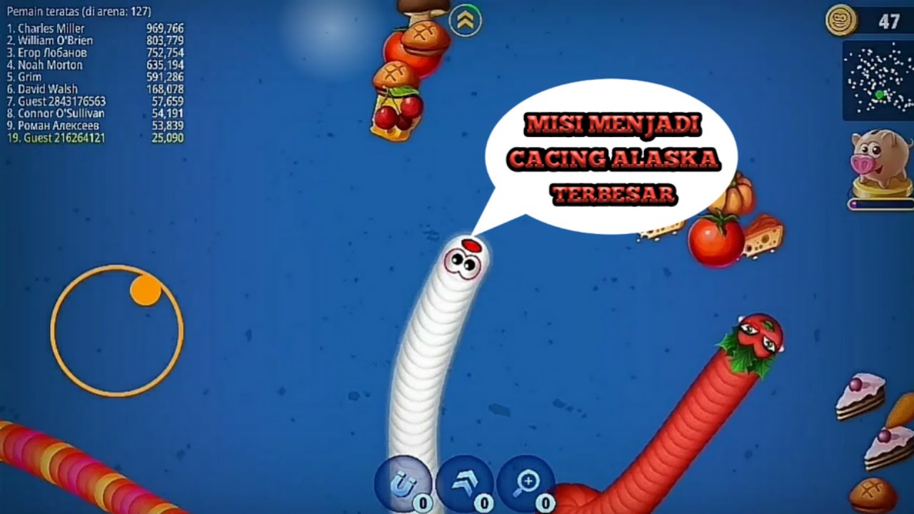 Main game cacing alaska/Worms Zone - YouTube