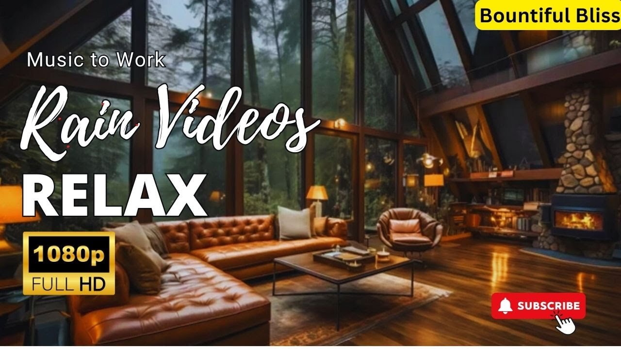 Rain Video & Soft Rain Sound : Sleep Music, Calm Rain Sound Music ...