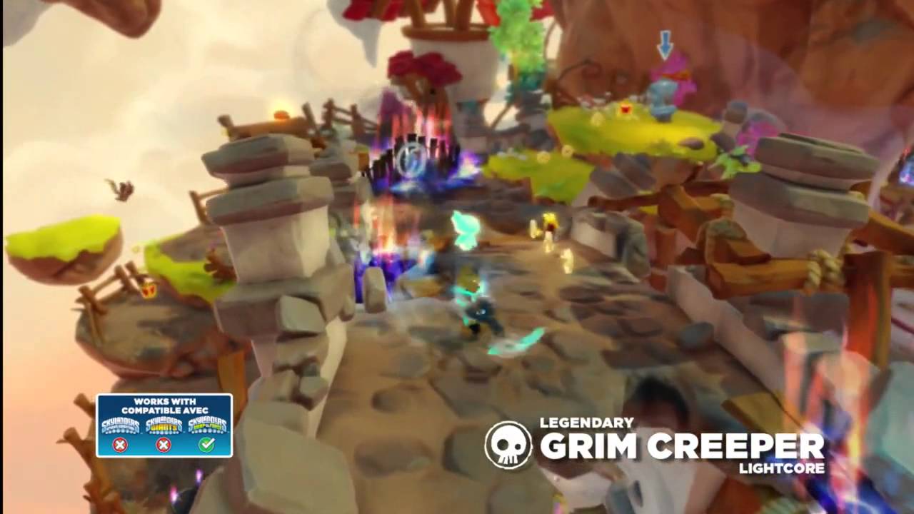 Meet the Skylanders - LightCore Legendary Grim Creeper - YouTube